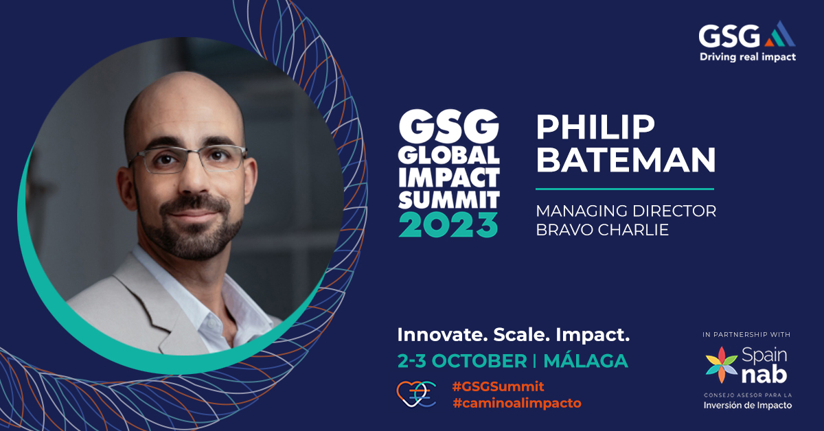 Philip Bateman Speaking at the GSG Global Impact Summit 2023